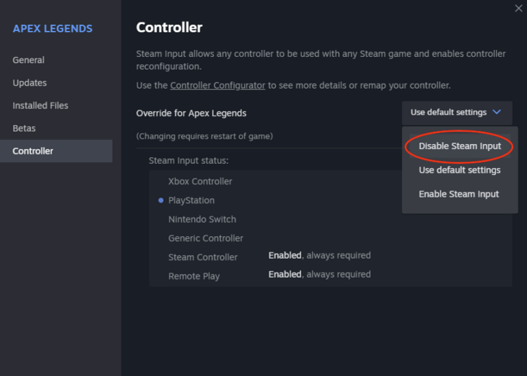【Steam】Apex PADで必須の設定（SteamPAD無効化) | blog.sktdr.com